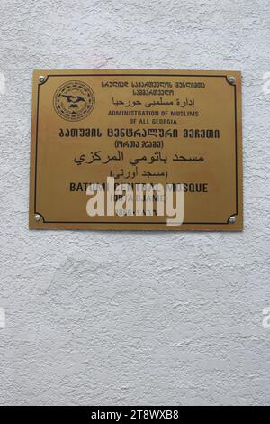 Dome of Batumi Central Mosque. Islamic architects and figures Stock ...
