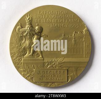Medal of the International Exhibition of Eastern France in Nancy ...