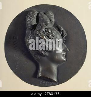 Pierre-Jean David d'Angers, Emile Deschamps, 1829, Wax on slate Stock ...