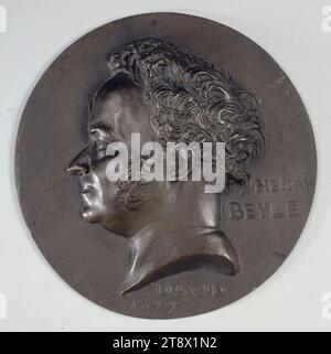 Portrait of Stendal (1783-1842), writer, David d'Angers, Pierre-Jean ...