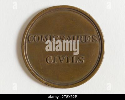 Insignia of function of civil commissioners, 1790, Gatteaux, Nicolas ...