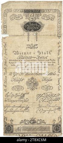 Banco note, 5 florins, Unknown, Wiener Stadt-Banco, mint authority, 01. ...