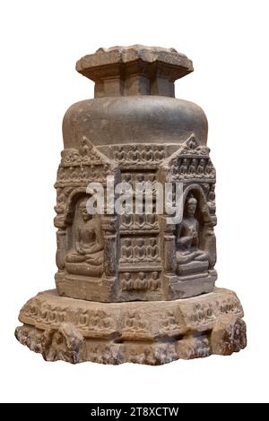 Buddhist Stupa. Pataliputra, Patna, Bihar, 12th century AD Stock Photo ...