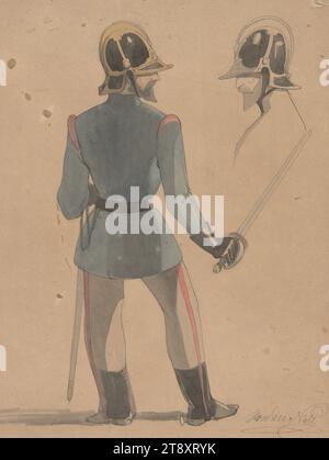 Uniform project for the National Guard 1848: infantryman, Eduard van ...