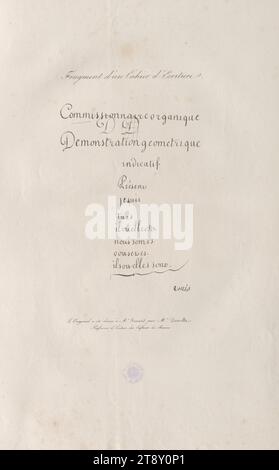 Fragment d´un cahier d´ecriture Stock Photo - Alamy