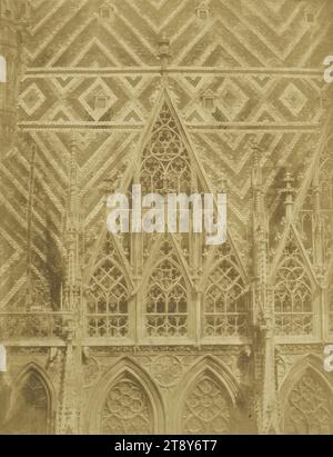 Gothic cathedral gable . St. Stephen's Cathedral in Vienna Stock Photo ...