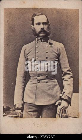 Emperor Franz Joseph I .. Ludwig Angerer (1827-1879), photographer ...