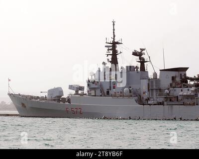 Italian frigate Libeccio (F 572), Maestrale-class frigate, Ortigia ...