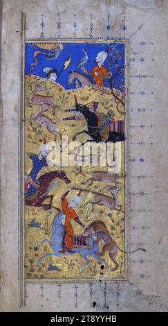 Collection of poems (divan), Hunting scene, This illuminated and ...