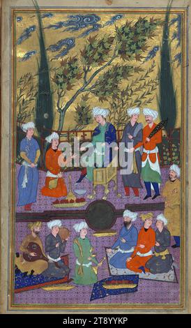 Collection of poems (divan), Hunting scene, This illuminated and ...