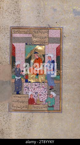Collection of poems (divan), Hunting scene, This illuminated and ...