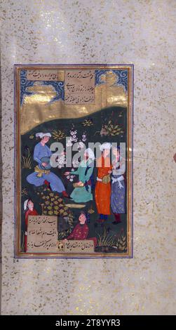 Collection of poems (divan), Hunting scene, This illuminated and ...