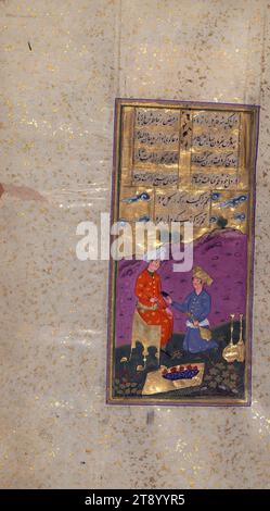 Collection of poems (divan), Hunting scene, This illuminated and ...