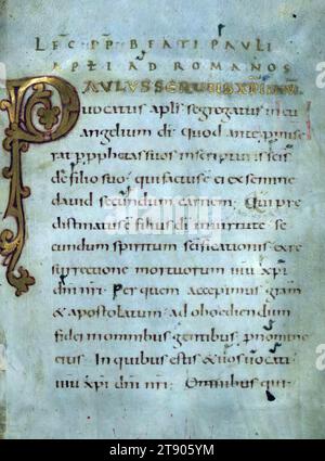 Lectionary, Initial D, This Lectionary was created ca. 1000 in Trier ...