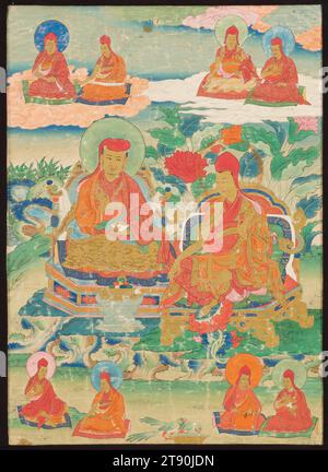 Thanka of Hierachs of the Sakya Lineage, one of a pair, late 17th ...