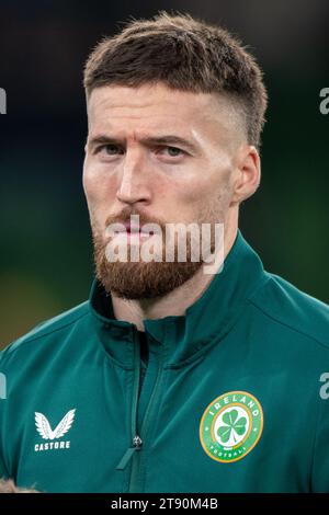 Dublin, Ireland. 21st Nov, 2023. Jamie McGrath of Ireland during the ...