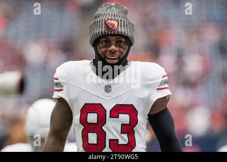 Arizona Cardinals wide receiver Greg Dortch (83) leaves the field at ...