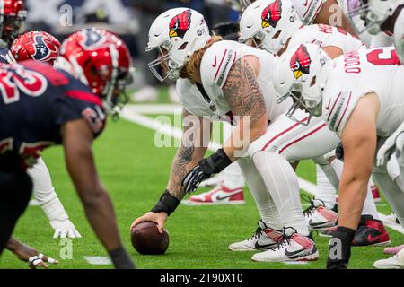 Arizona Cardinals center Hjalte Froholdt (72) protectts the pocket ...