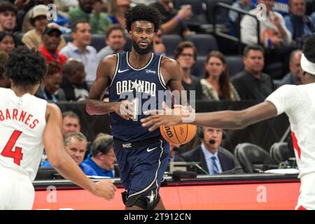 Orlando Magic forward Jonathan Isaac shoots during the NBA basketball ...