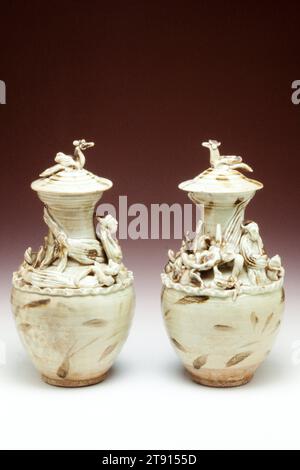 Burial Jar for Wine Storage, one of a pair, 12th-13th century, Qingbai ...