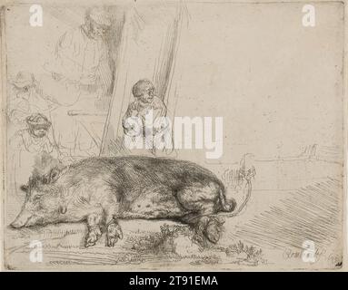 Rembrandt van Rijn - The Hog Stock Photo - Alamy