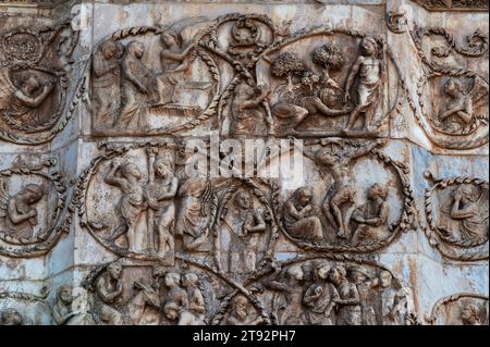 Crucifixion of Christ, detail of an early 14th Century fresco depicting ...