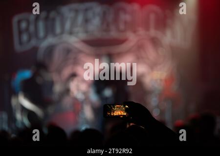 British band, Booze And Glory, performing live at SO36 in Berlin ...