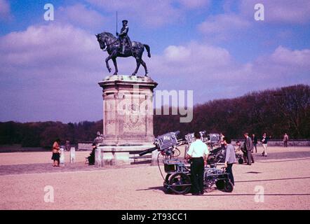 ATV outside broadcast ITV camera crew, France, early 1960s Stock Photo ...