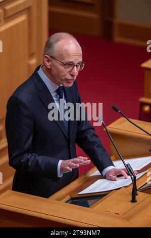 Luxemburg, Luxembourg. 22nd Nov, 2023. Luc Frieden (Christian Social ...