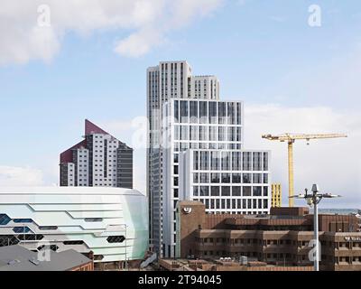 HIgh-rise in urban context. Altus House, Leeds, United Kingdom ...