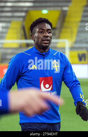 Boraas, Sweden. 20th, November 2023. Roony Bardghji (7) of Sweden seen ...