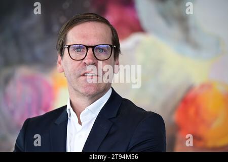 20 November 2023, Baden-Württemberg, Tübingen: Alexander Zehnder, CEO ...