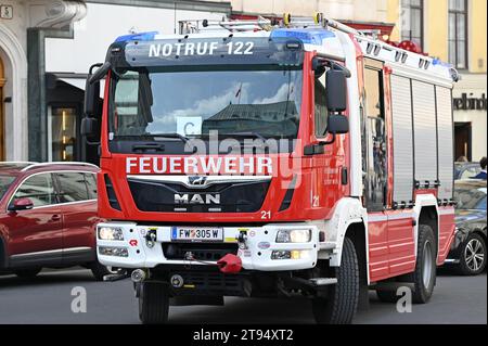 Vehicle of the Vienna professional fire department Stock Photo - Alamy