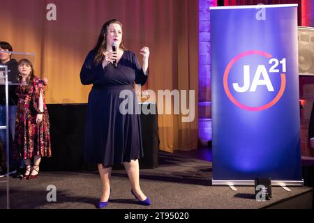 THE HAGUE - Annabel Nanninga (JA21) during the swearing-in ceremony as ...