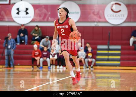 Harvard guard Malik Mack (2) in action as Harvard played Indiana an ...