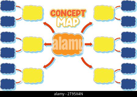 A simple visual representation of ideas for kids Stock Vector Image ...
