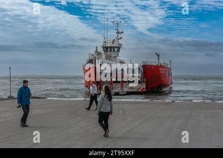 Large car ferry from Punta Delgada to Tierra del Fuego, Argentina Stock ...