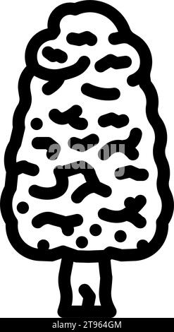 kauri tree jungle amazon line icon vector illustration Stock Vector ...