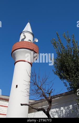 Minaret made of stone in Ottoman time Mosques Stock Photo - Alamy