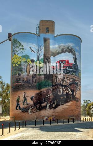 Grain Truck Silo Art by Tim Bowtell, Katamatite, Victoria, Australia ...