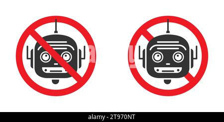 AI ban sign. Vector illustration Stock Vector Image & Art - Alamy