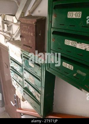 using postal services for a stamped letter in a mailbox a mailbox using ...