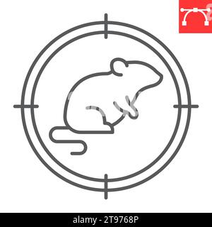 illustration of mouse target,rat target, vector art. EPS 10 Stock ...