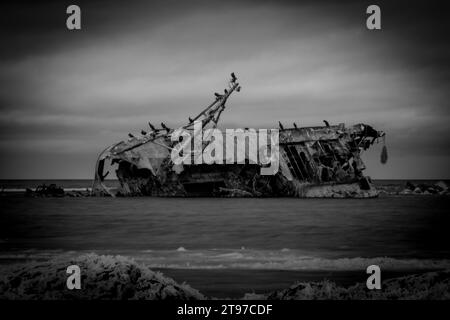 The wreck of the Sovereign (BF380), a Banff registered fishing boat ...