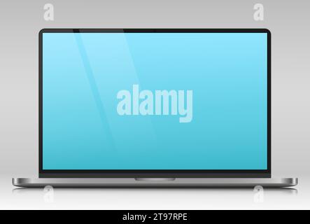 Blue gradient blank background vector for business Stock Vector Image ...