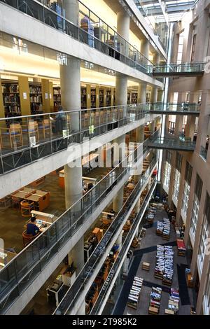 Vancouver, BC, Canada - August 15, 2023: The Vancouver Public Library ...