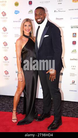 Orla Chennaoui arrives for the Team GB Ball at the Royal Horticultural ...