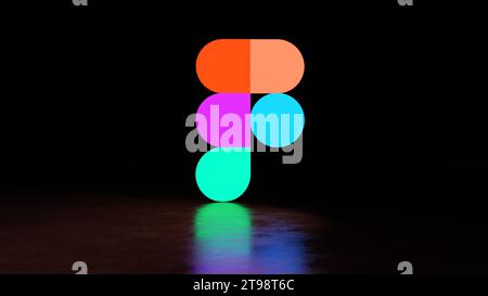 Social Media, Social Media Logos Visual Presentation - Background Design Stock Photo - Alamy