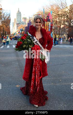 Miss America Grace Stanke poses for a photo before the start of the The ...