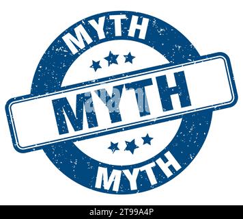 myth round stamp isolated on transparent background. myth stamp Stock ...